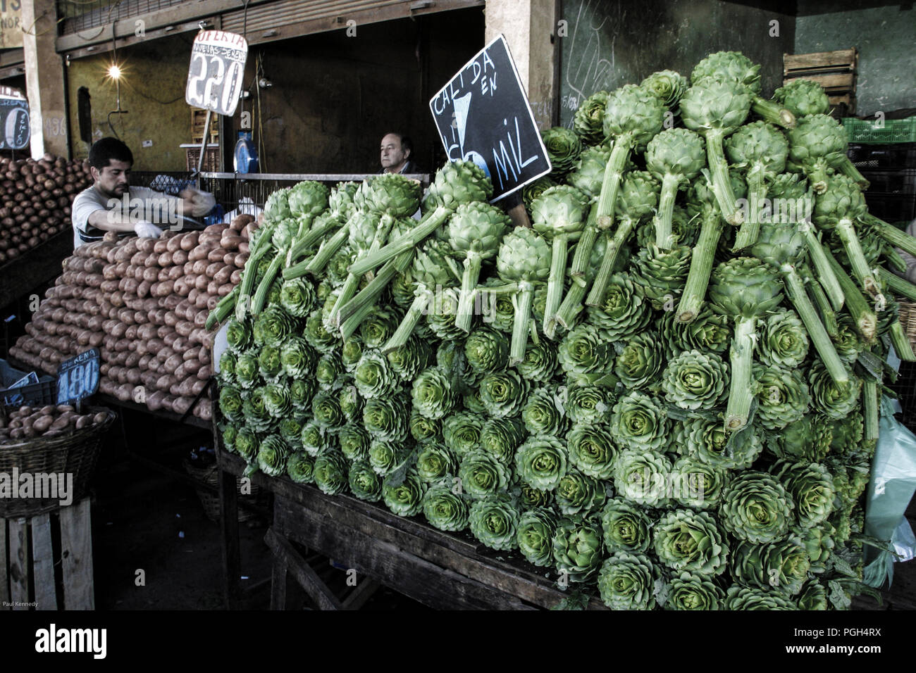 Vega central market chile hi-res stock photography and images - Alamy