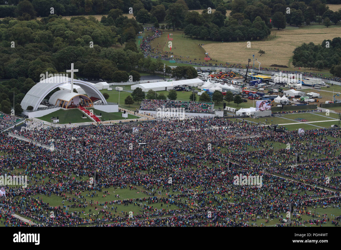 Phoenix park dublin aerial hi-res stock photography and images - Alamy