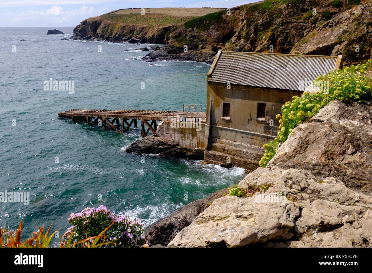 The most southerly point and Polpeor Cove Lizard cornwall England UK ...