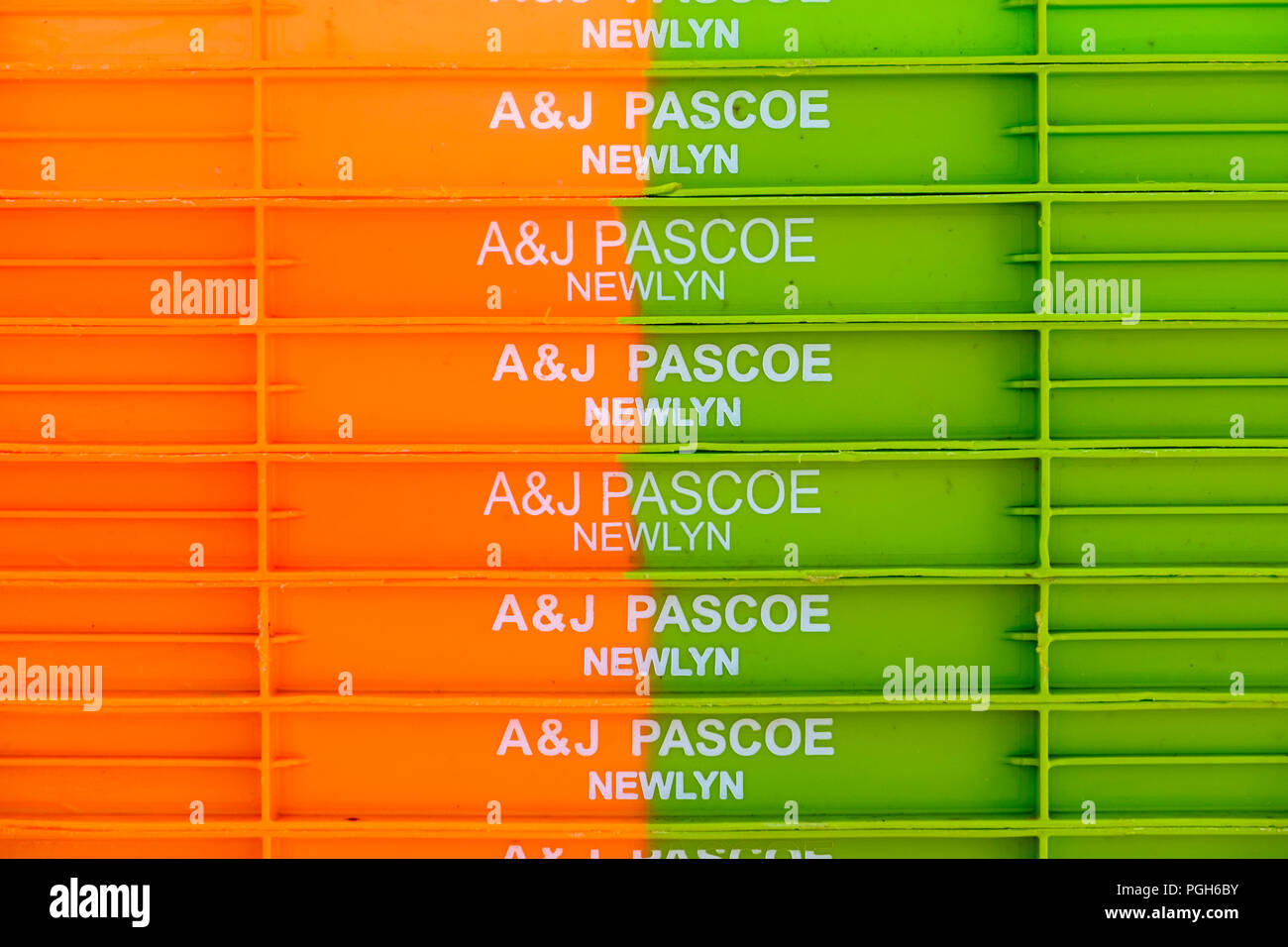 Around Newlyn an active fishing village on the Cornish coast. Cornwall ...