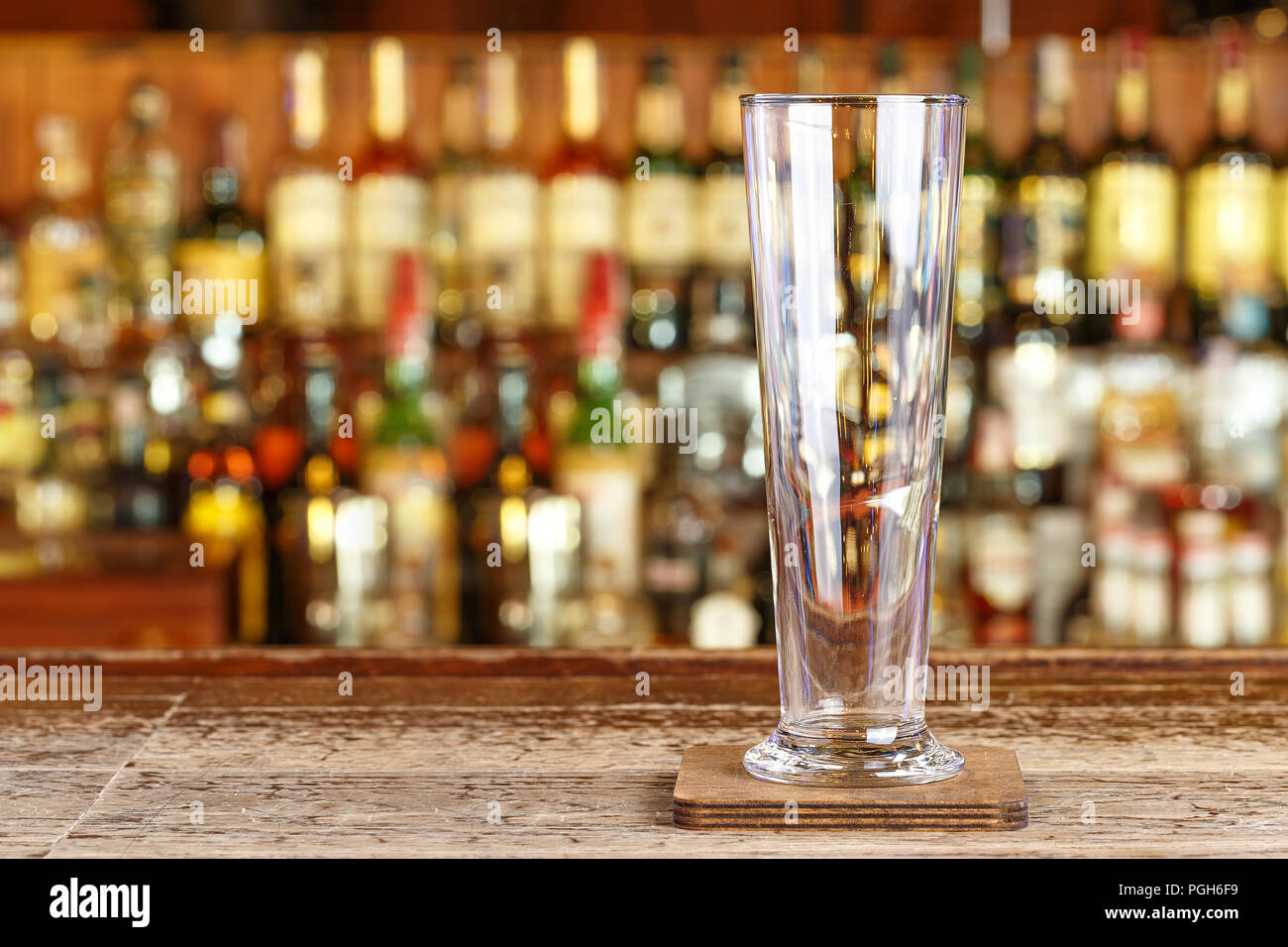 Clean empty cocktail glass place for text, image for menu Stock Photo ...