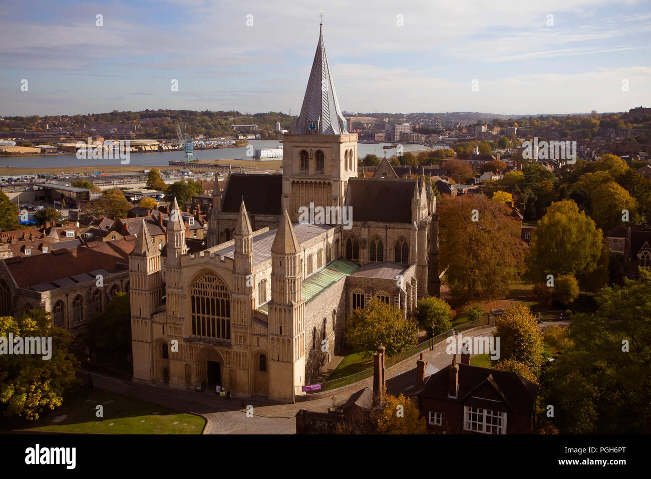 October 2016 - Rochester Cathedral in Kent, UK, where Charles Dickens ...