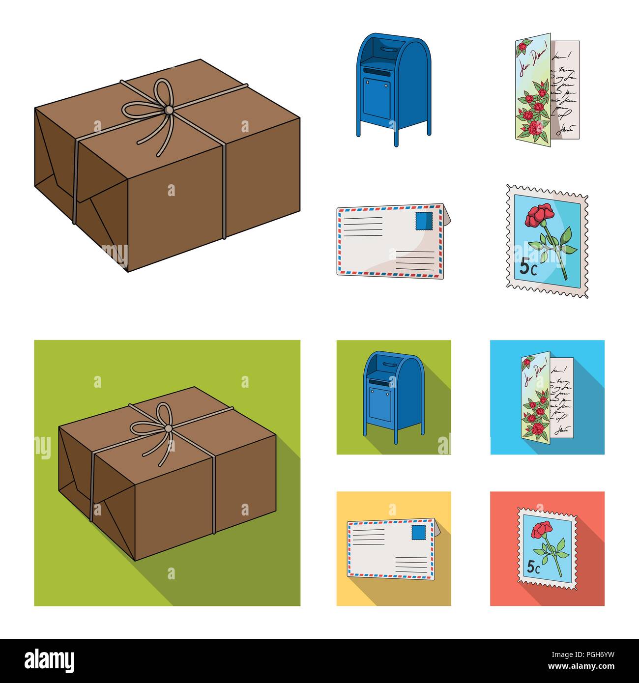 Posta stamp Stock Vector Images - Alamy