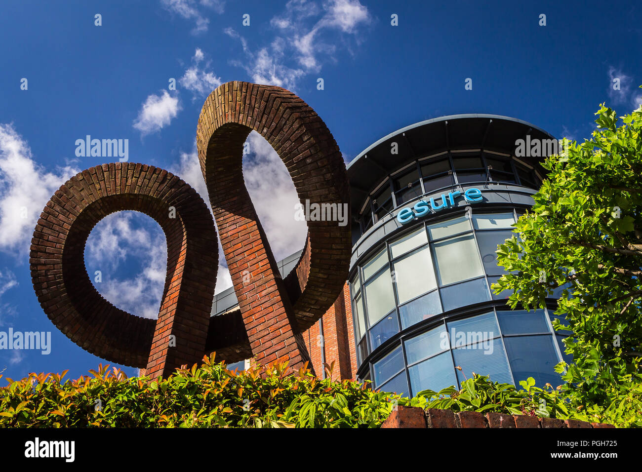 Reigate, UK - July 17, 2018 - office of Esure insurance company Stock ...
