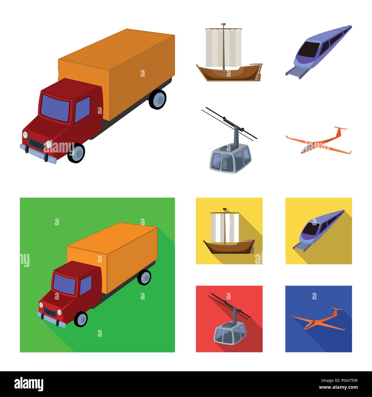 Modes of transport vector vectors hi-res stock photography and images ...