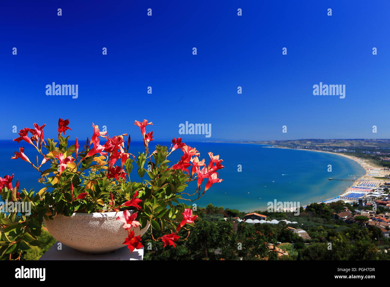 Vasto, Abruzzo, italy, the small city with the long beach. Vasto in the ...