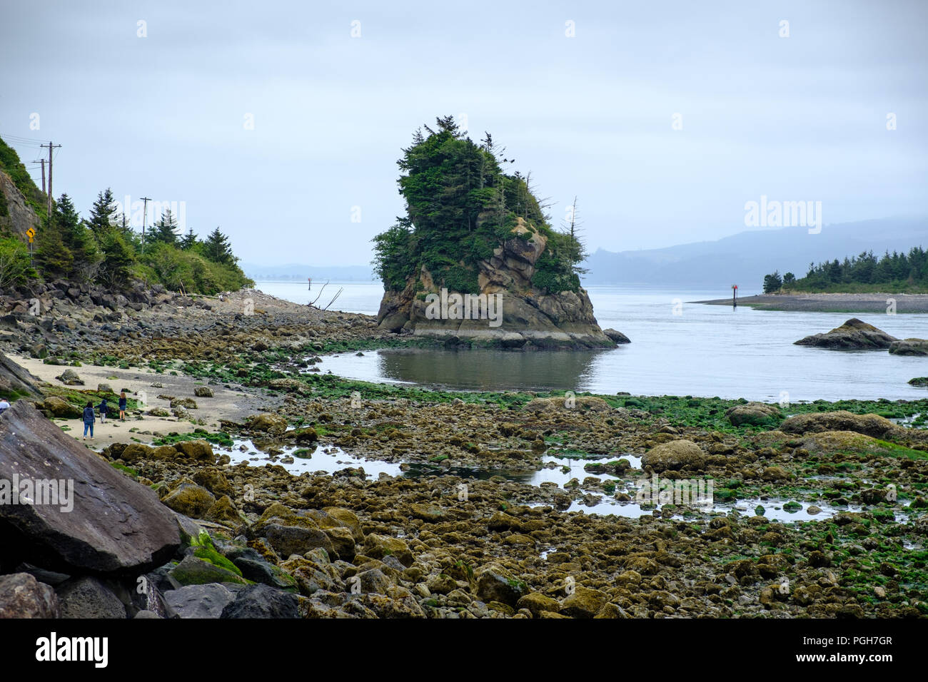 Three Graces rock formation near Garibaldi, Oregon, USA Stock Photo - Alamy