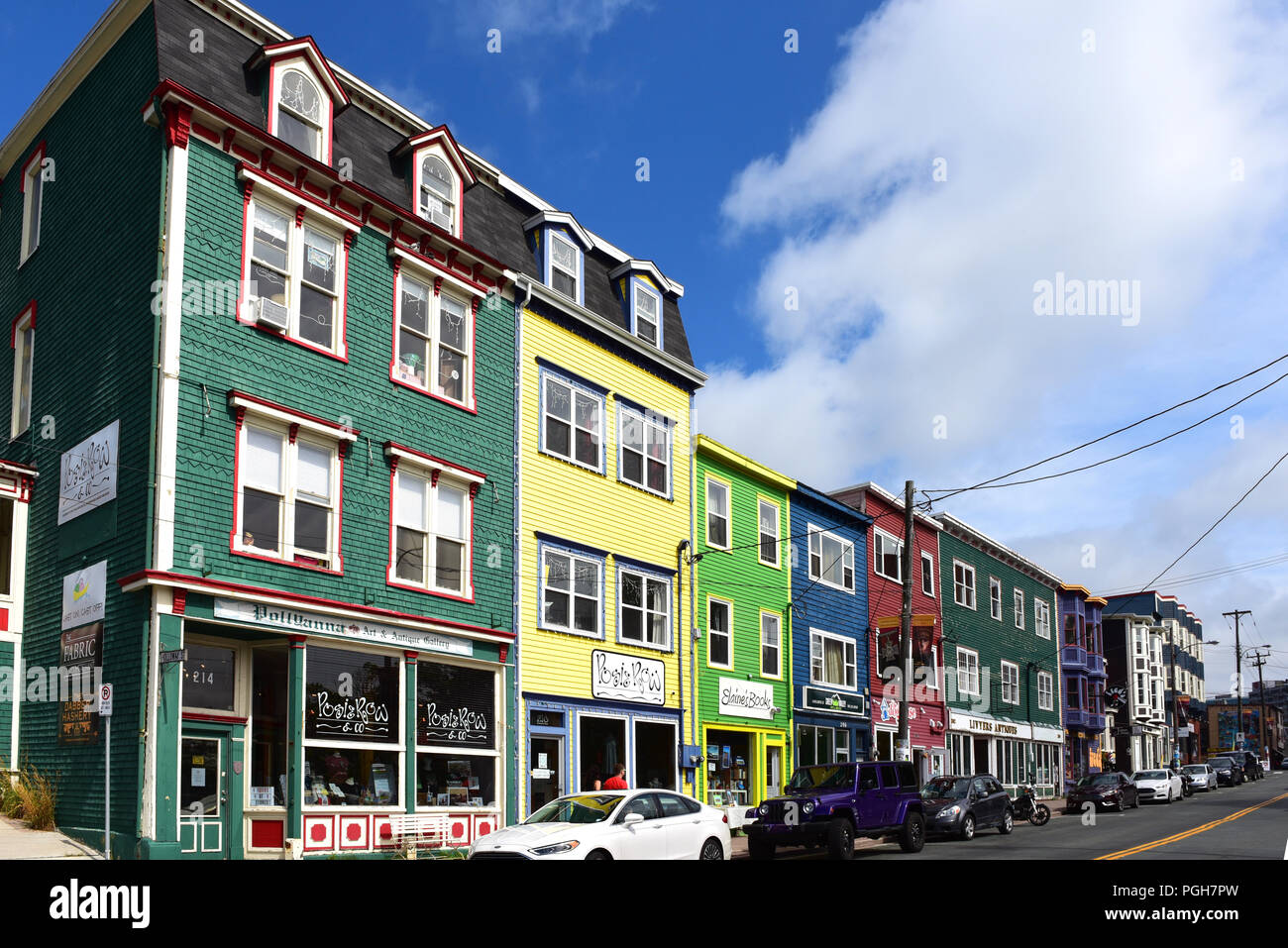 Newfoundland apartment building hi-res stock photography and images - Alamy