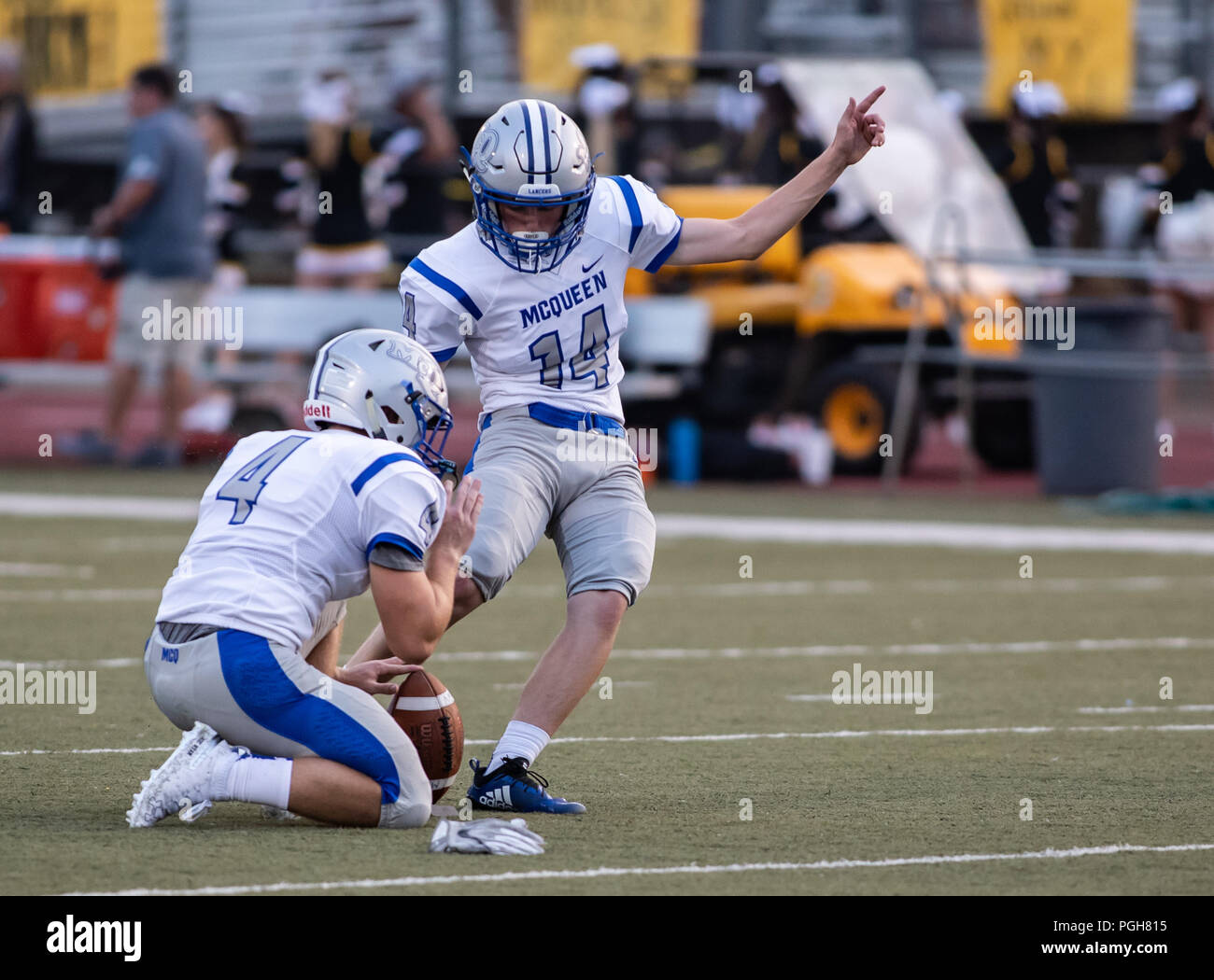 Football action with McQueen High School at Enterprise in Redding ...
