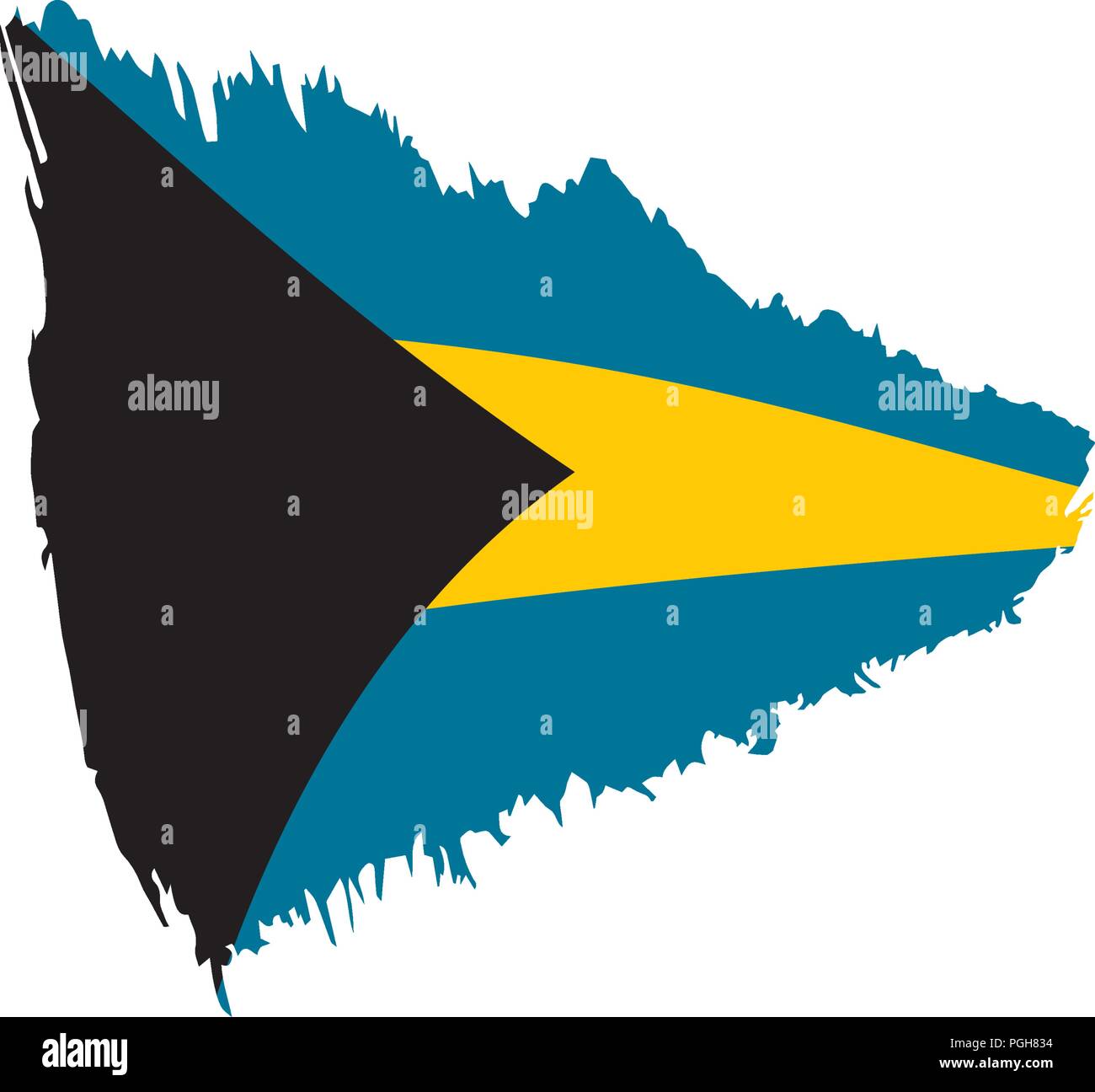 Bahamas flag, vector illustration Stock Vector Image & Art - Alamy