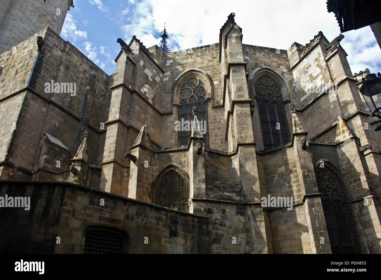 Gothic Building in Barcelona Stock Photo - Alamy