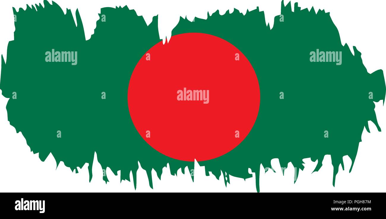 Bangladesh flag, vector illustration Stock Vector Image & Art - Alamy
