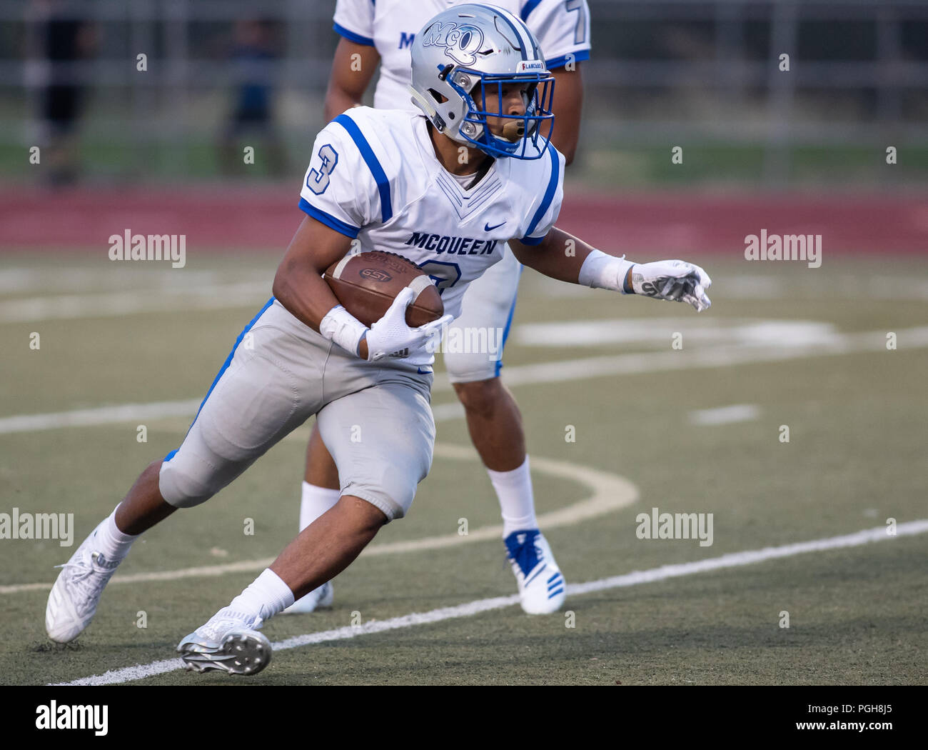 Football action with McQueen High School at Enterprise in Redding ...