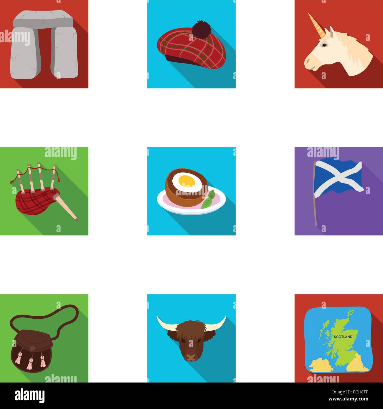 Scotland map food hi-res stock photography and images - Alamy