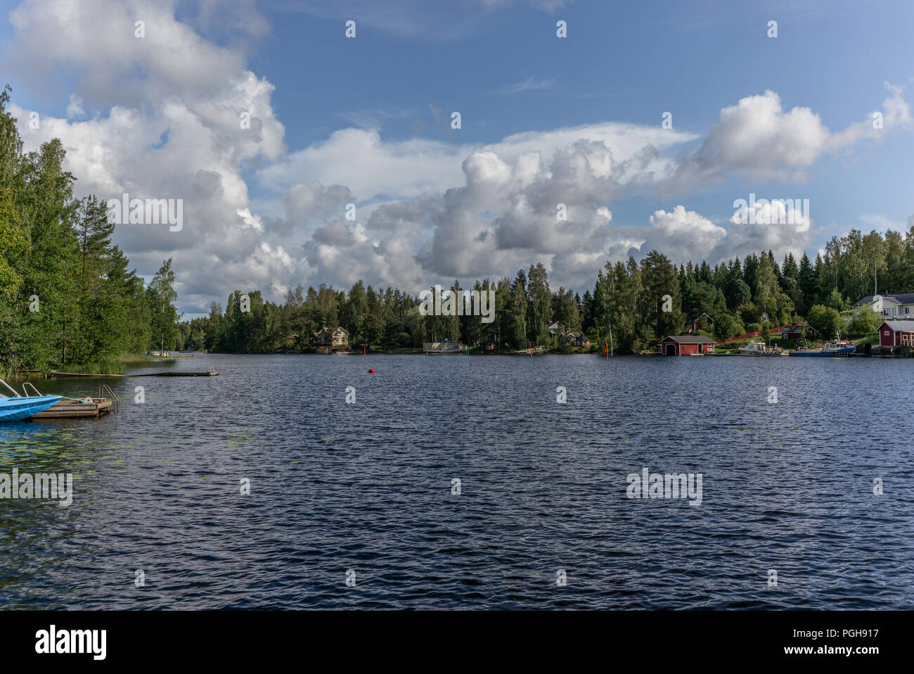 Typical finnish landscape in summer hi-res stock photography and images ...
