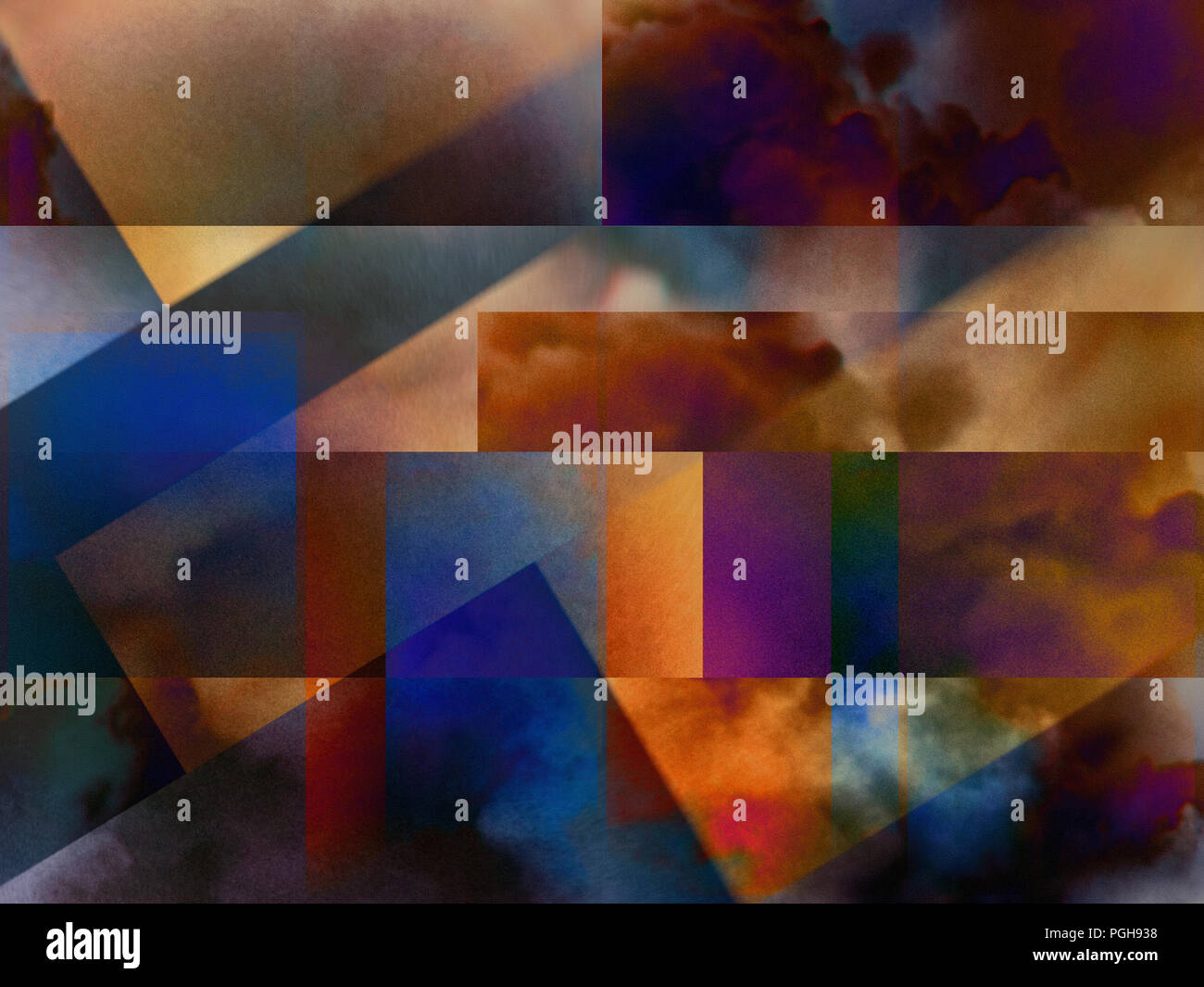 Overlapping rectangular shapes hi-res stock photography and images - Alamy