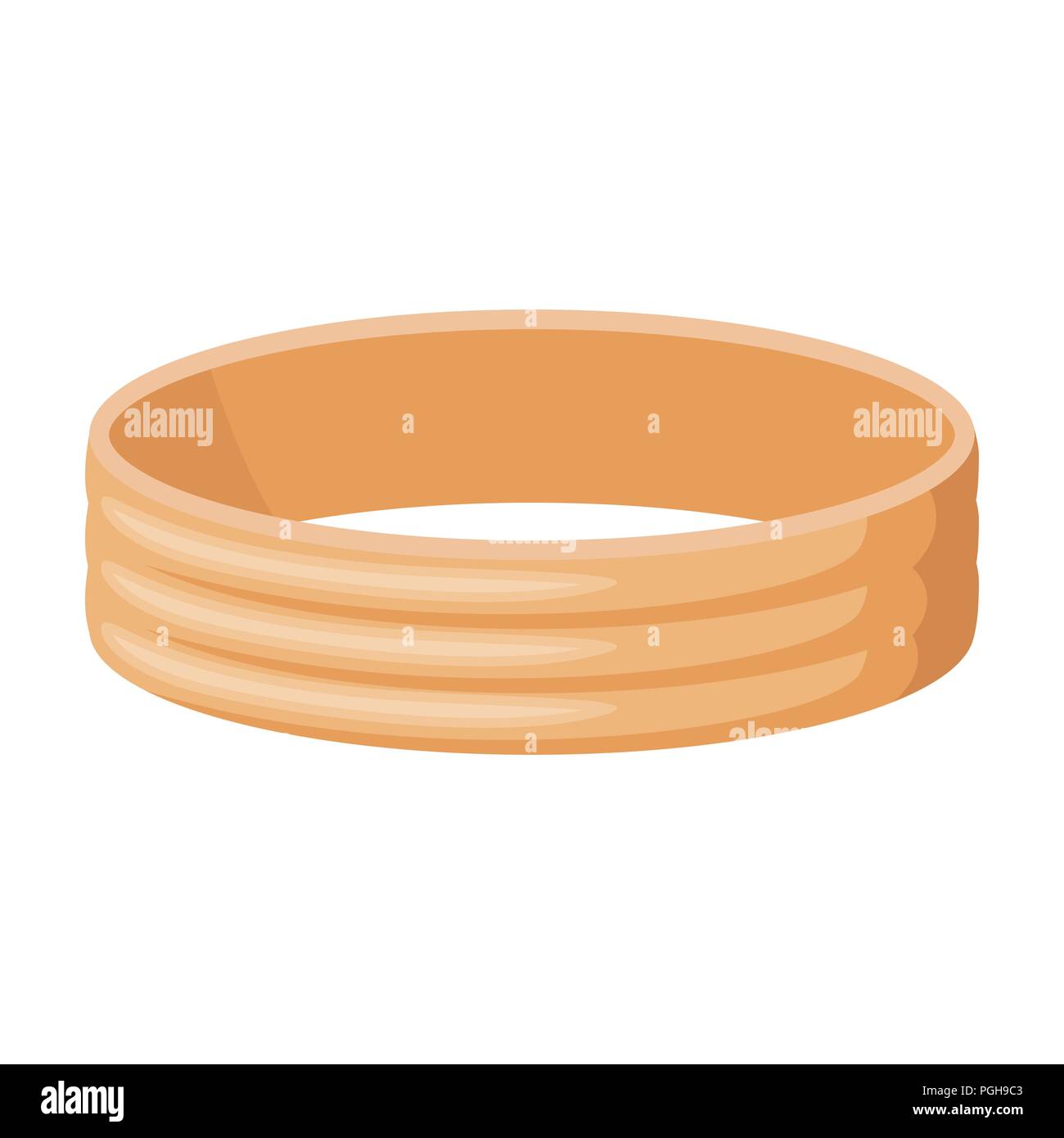 Golden ring icon in cartoon style isolated on white background. Jewelry ...