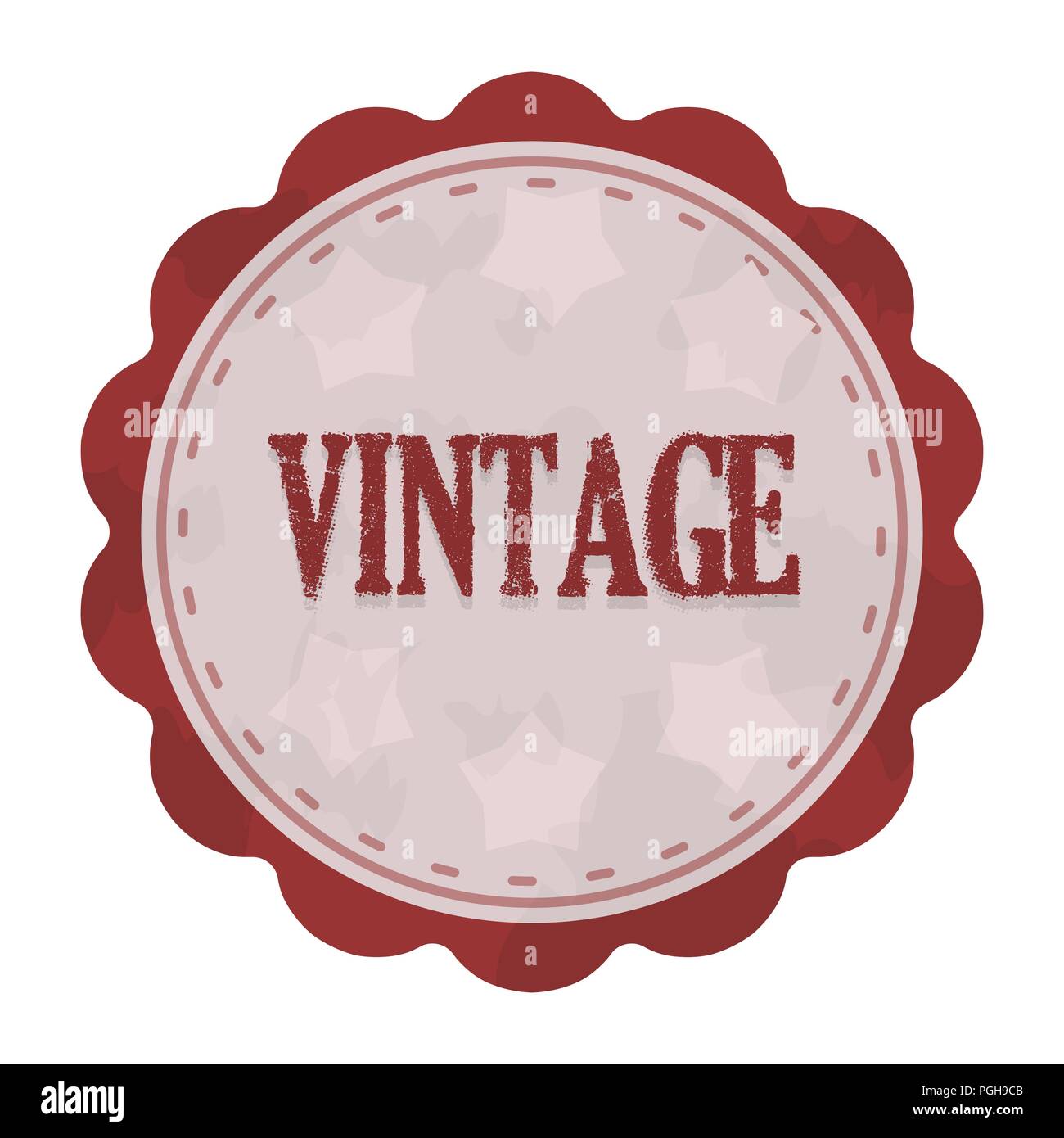 Vintage icon in cartoon style isolated on white background. Label ...