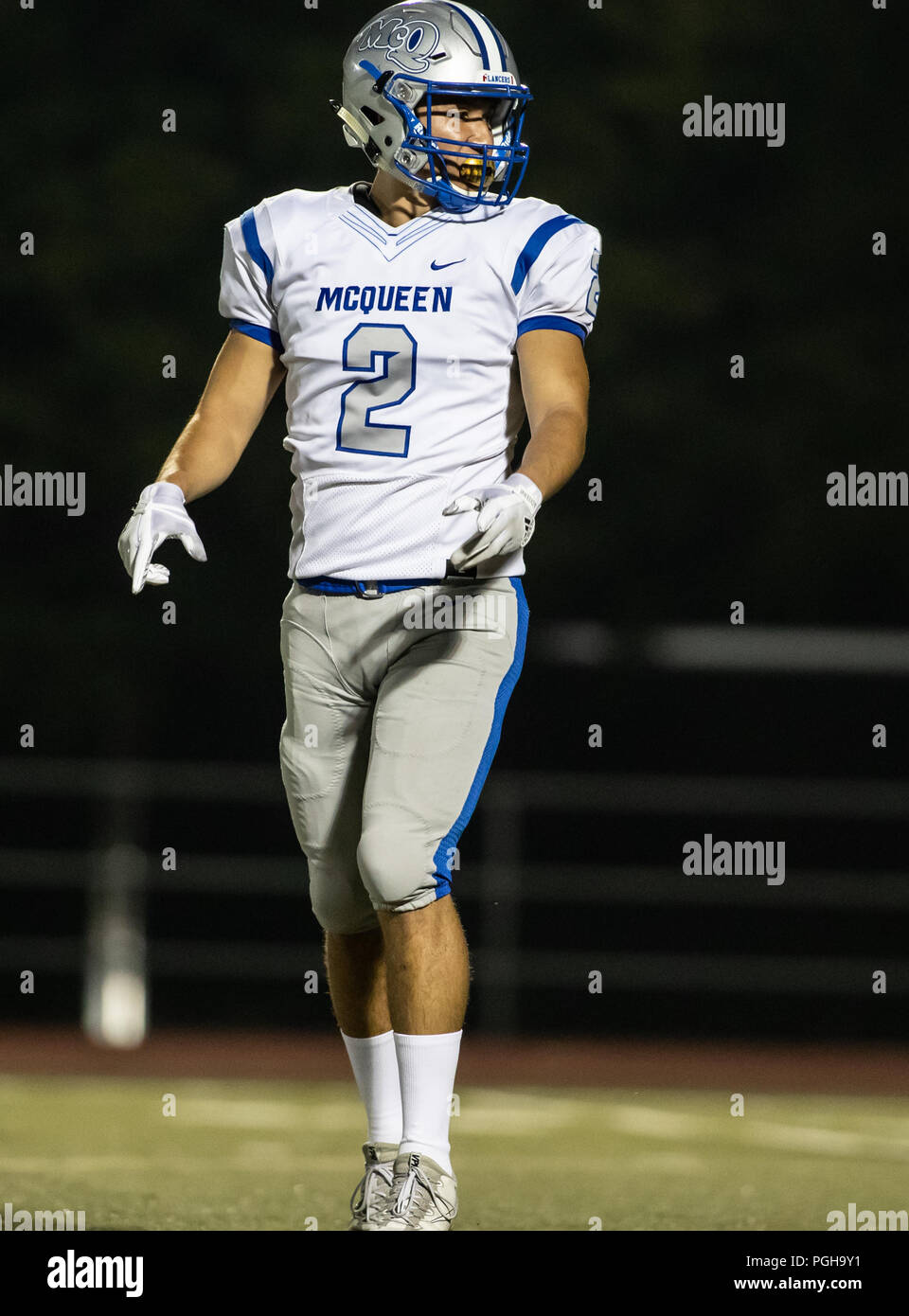 Football action with McQueen High School at Enterprise in Redding ...