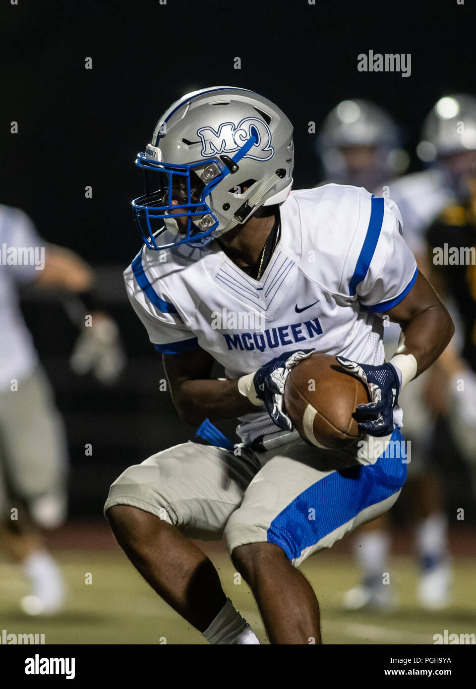 Football action with McQueen High School at Enterprise in Redding ...