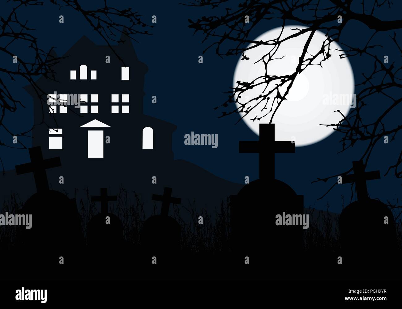 Haunted House Cemetery