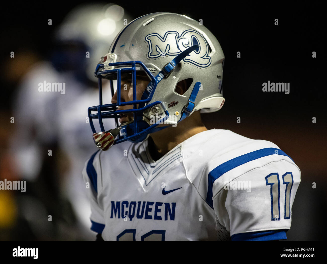 Football action with McQueen High School at Enterprise in Redding ...