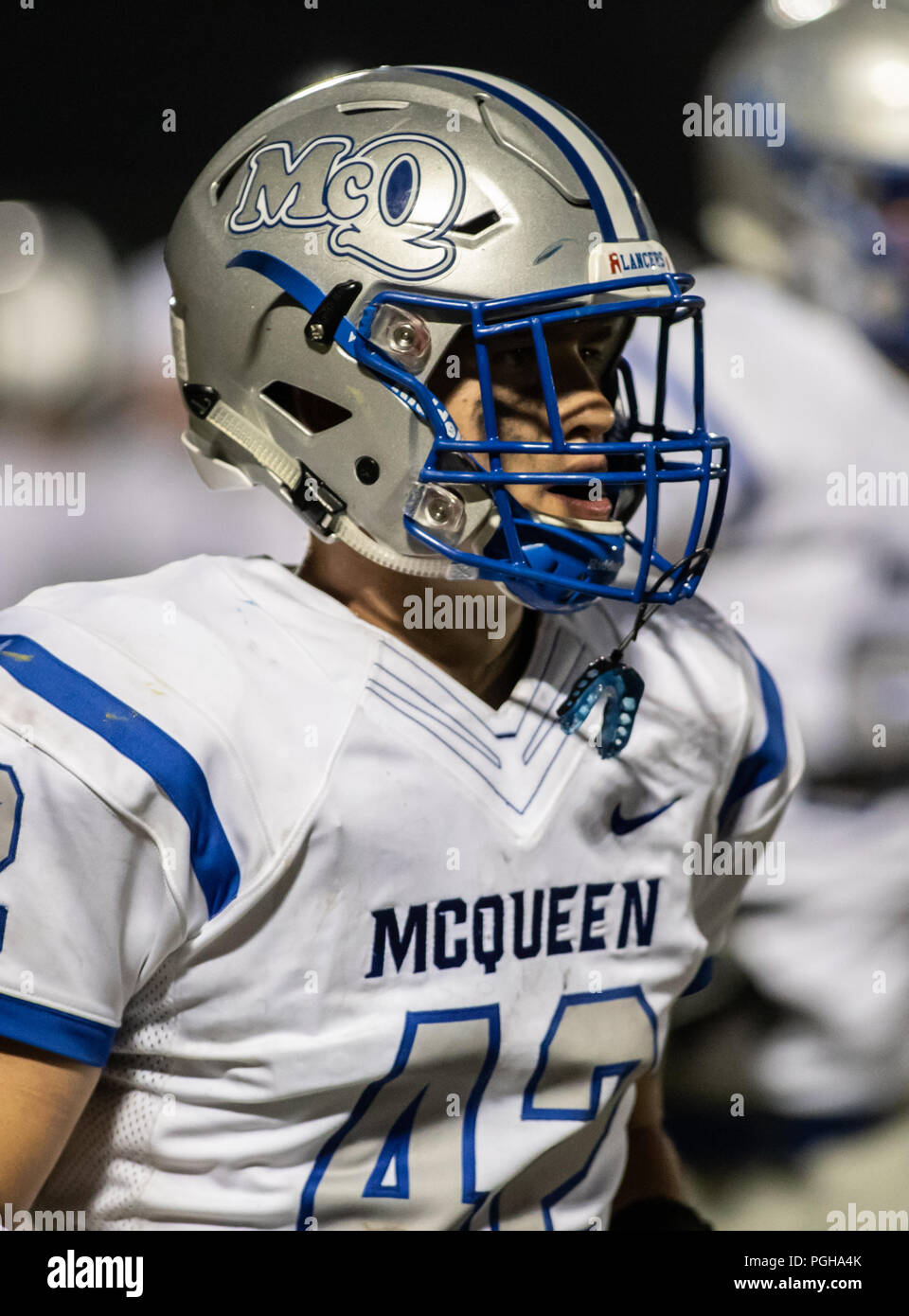 Football action with McQueen High School at Enterprise in Redding ...
