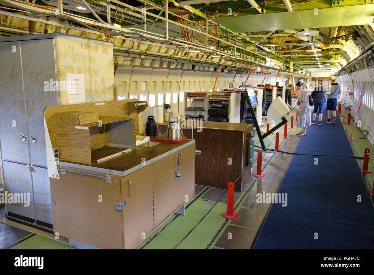 Interior of Boeing 747 (N7 470) Prototype "City of Everett" (the first ...