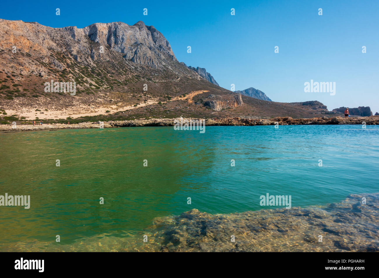 Balos Bay, Gramvousa peninsula, western Crete Stock Photo - Alamy