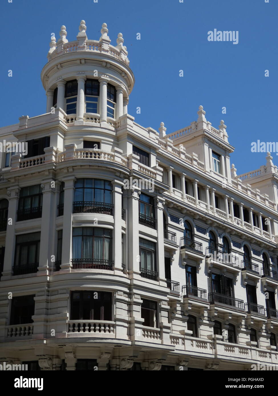 Madrid city centre Stock Photo - Alamy