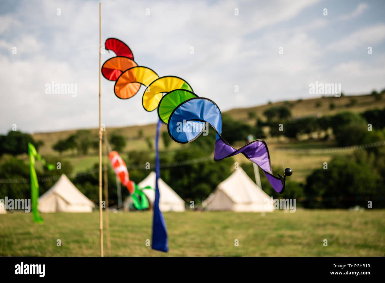 Blowing Rainbow Flag High Resolution Stock Photography and Images - Alamy