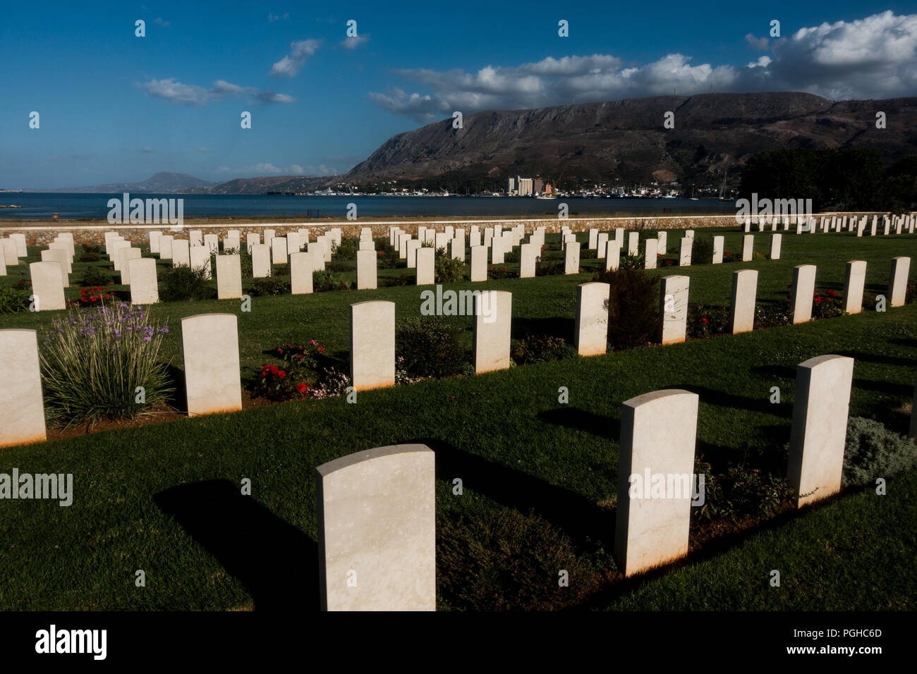 Suda Bay Commonwealth war cemetery, Crete Stock Photo - Alamy