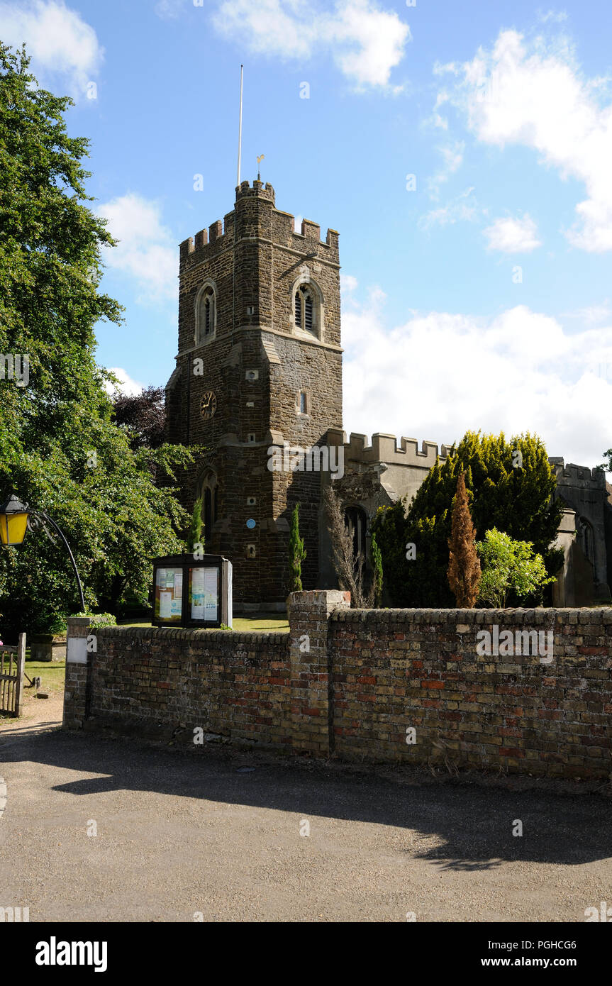 St Mary's Church, Harlington, Bedfordshire. St Mary’s is built of ...
