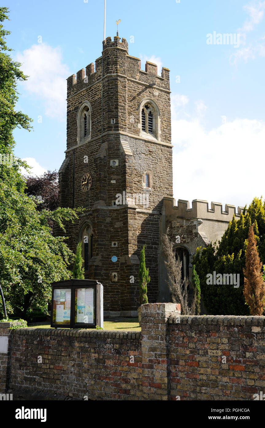 St Mary's Church, Harlington, Bedfordshire. St Mary’s is built of ...
