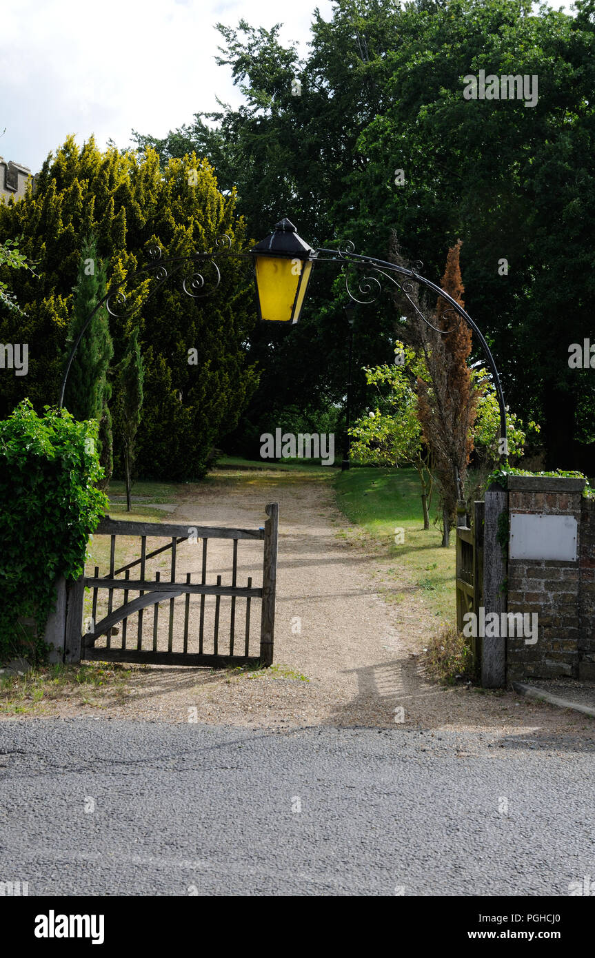 Archway at St Mary's Church, Harlington, Bedfordshire, was erected in ...