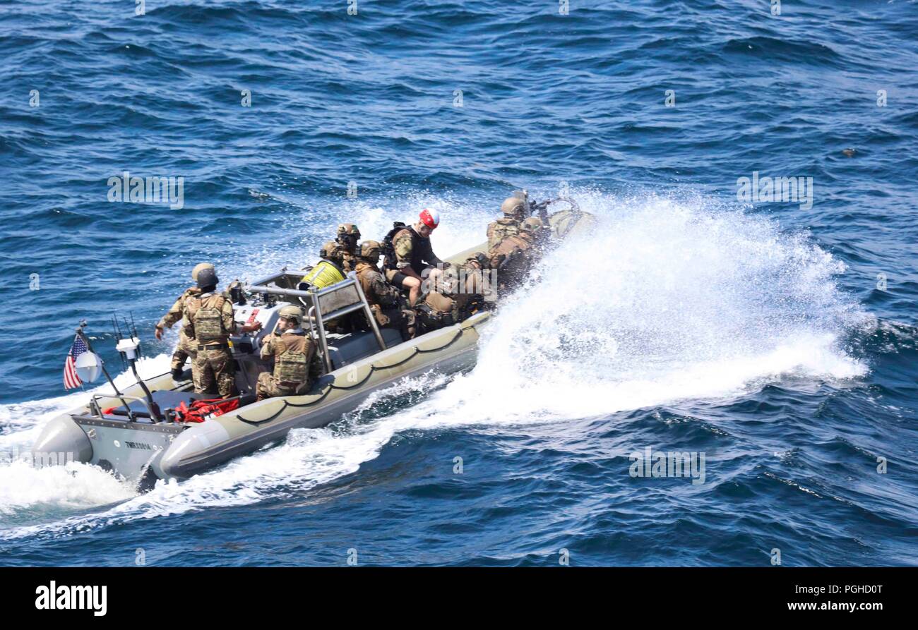 180825-N-HG389-0015 ATLANTIC OCEAN (Aug. 25, 2018) A rigid-hull ...