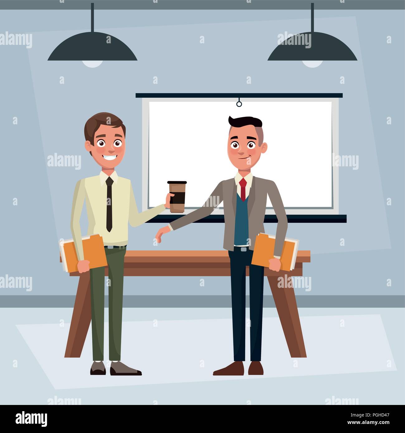 Business people inside office Stock Vector Image & Art - Alamy