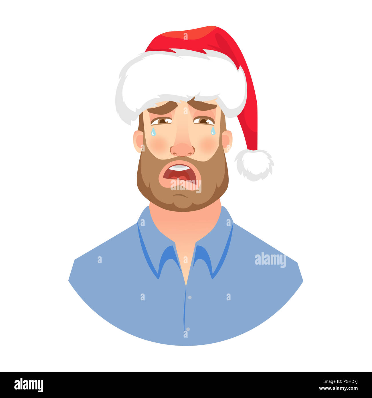 Man in cap crying hi-res stock photography and images - Alamy