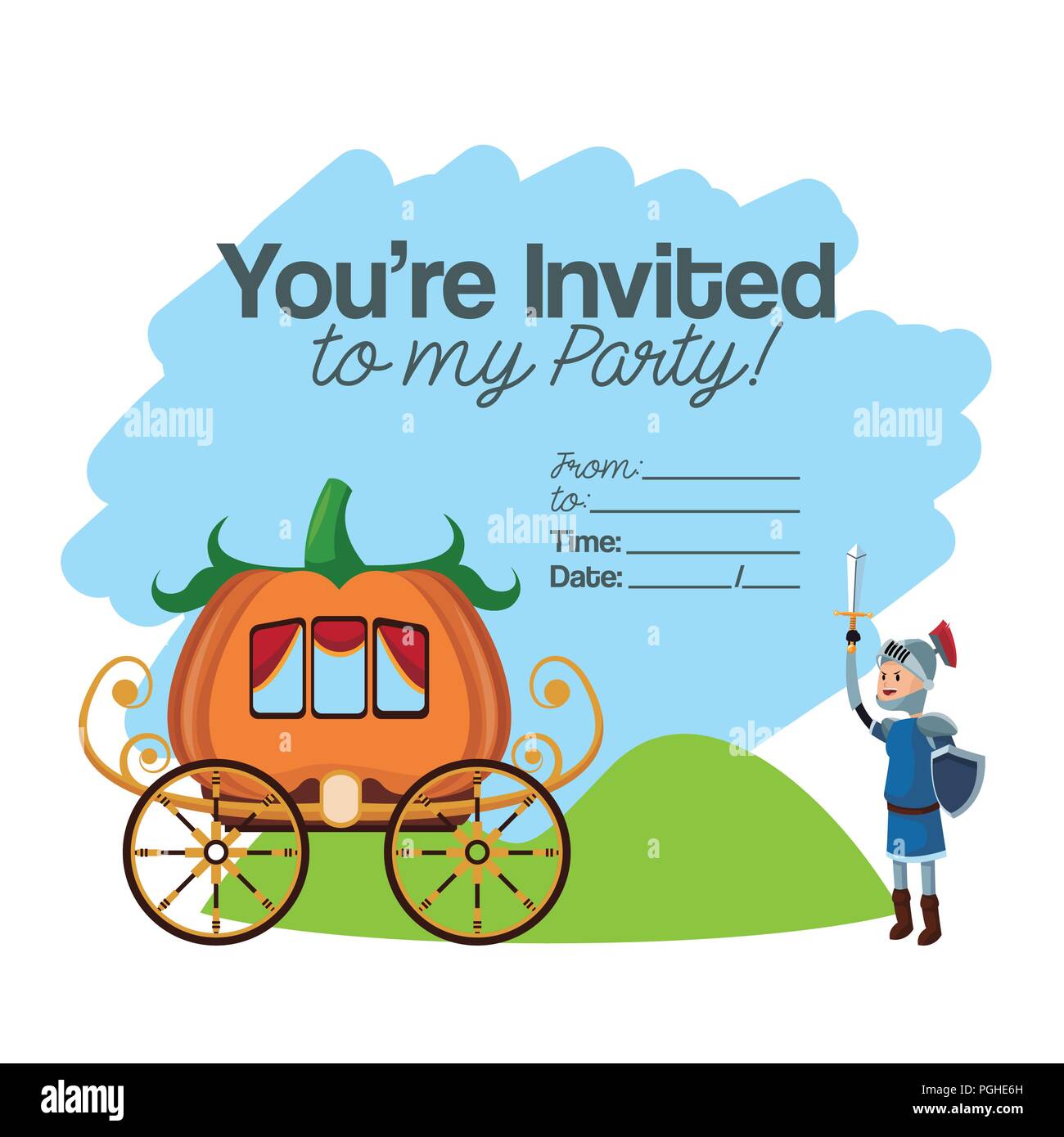 Graphic Design Birthday Invitation