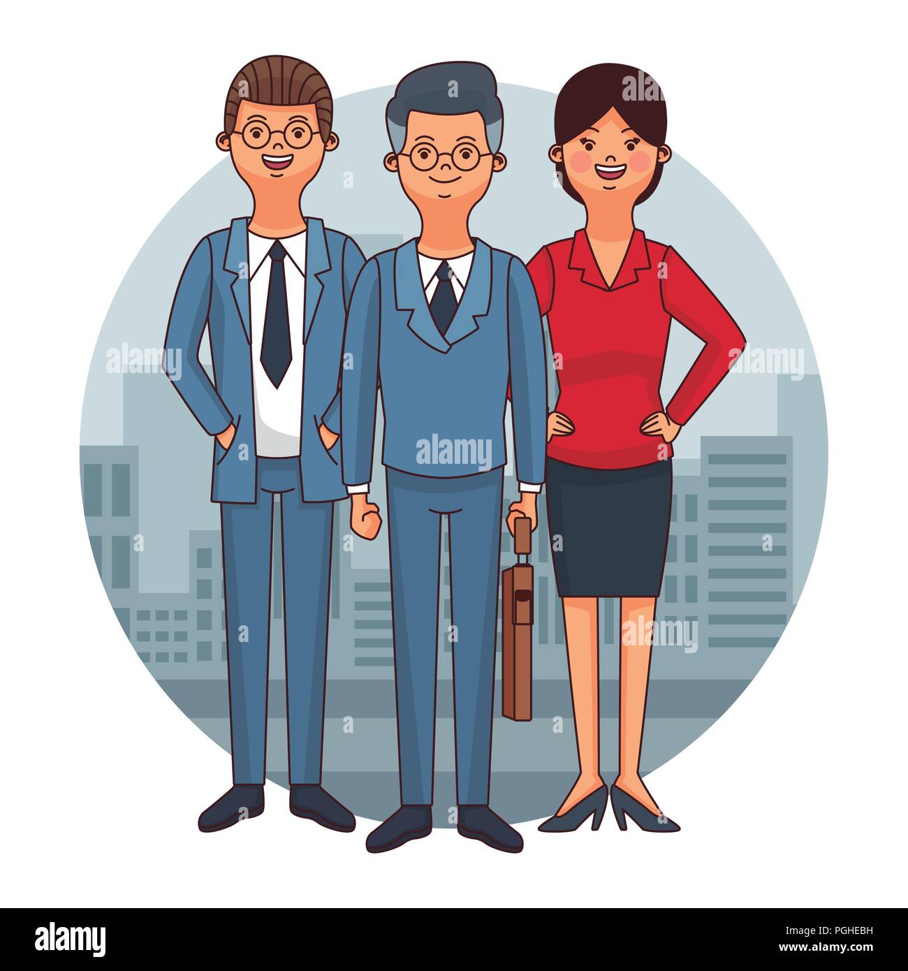 Lawyers team cartoon Stock Vector Image & Art - Alamy