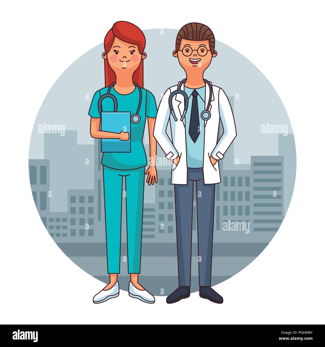 Doctors office cartoons hi-res stock photography and images - Alamy