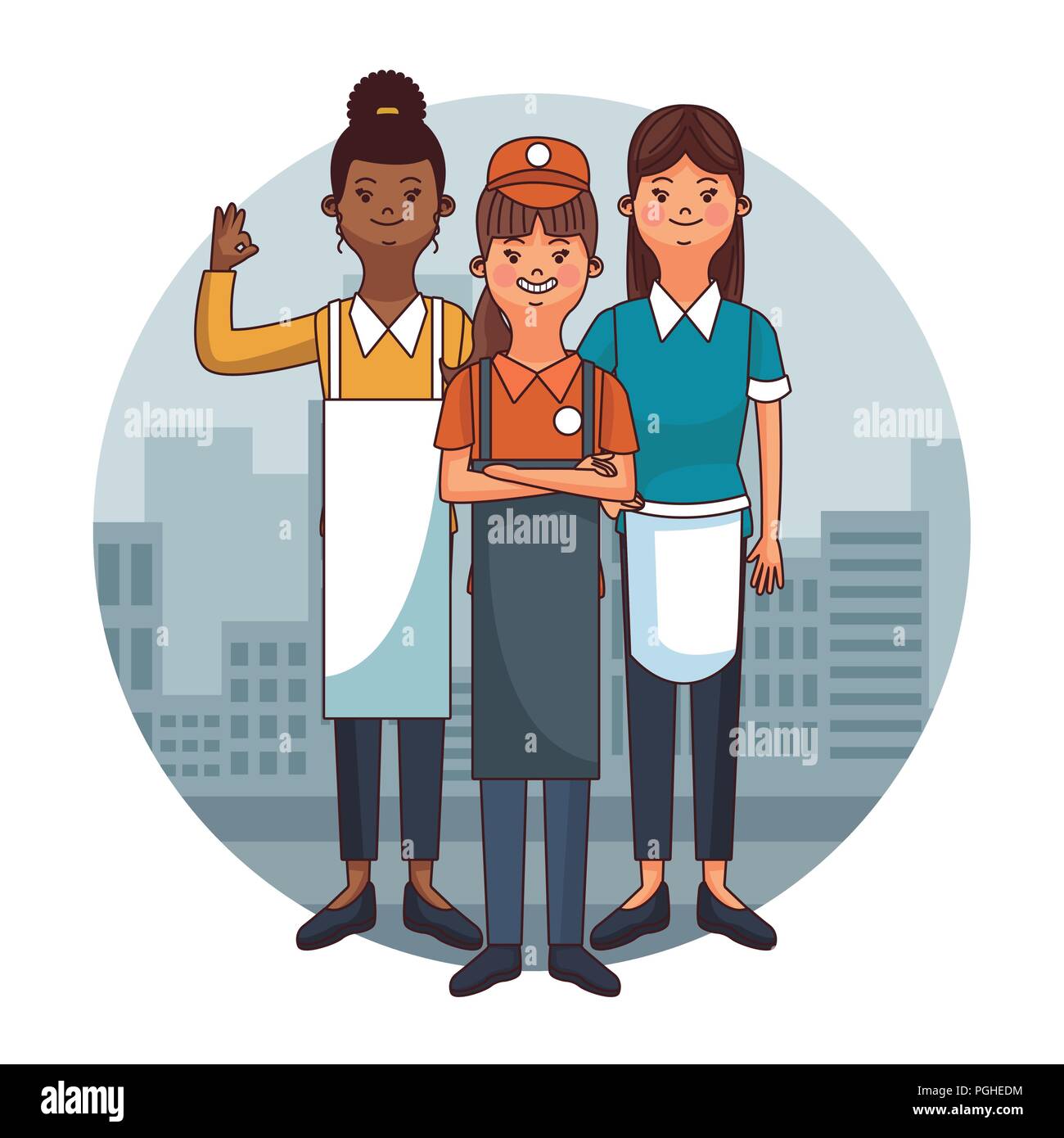 Customer service cartoons hi-res stock photography and images - Alamy