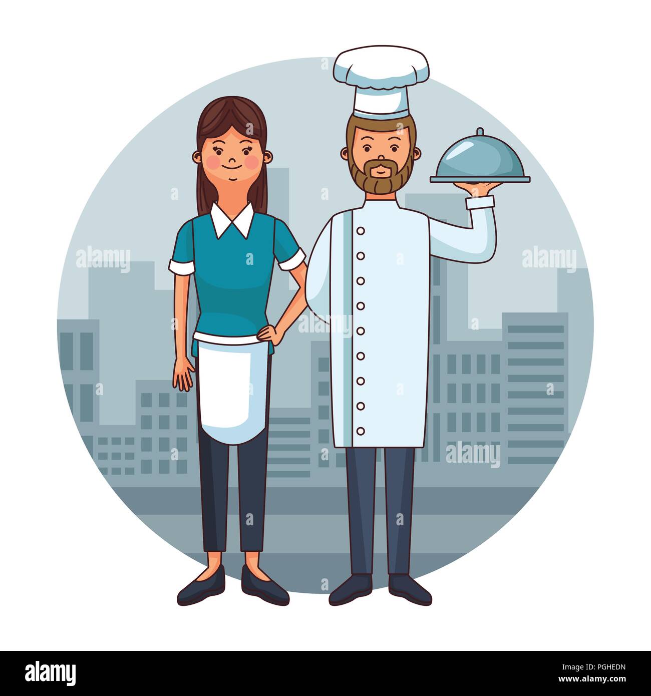 Team Chef Stock Vector Images - Alamy