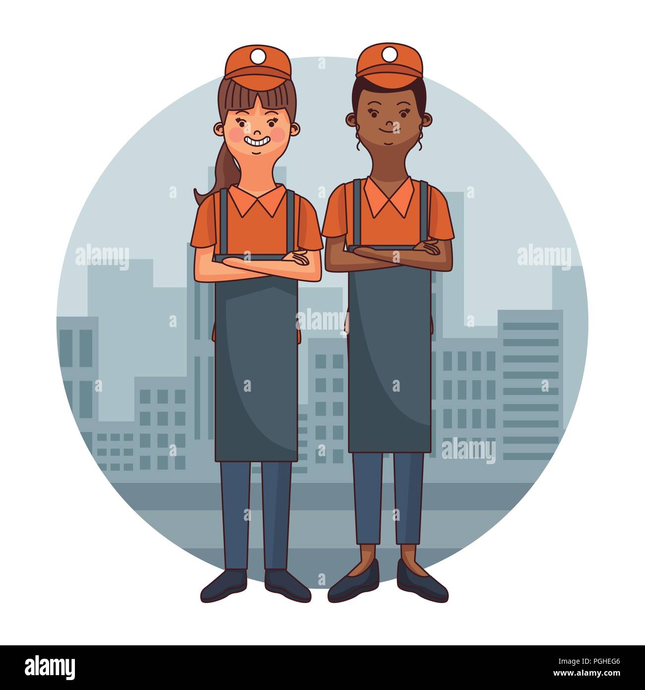 Customer service cartoons hi-res stock photography and images - Alamy