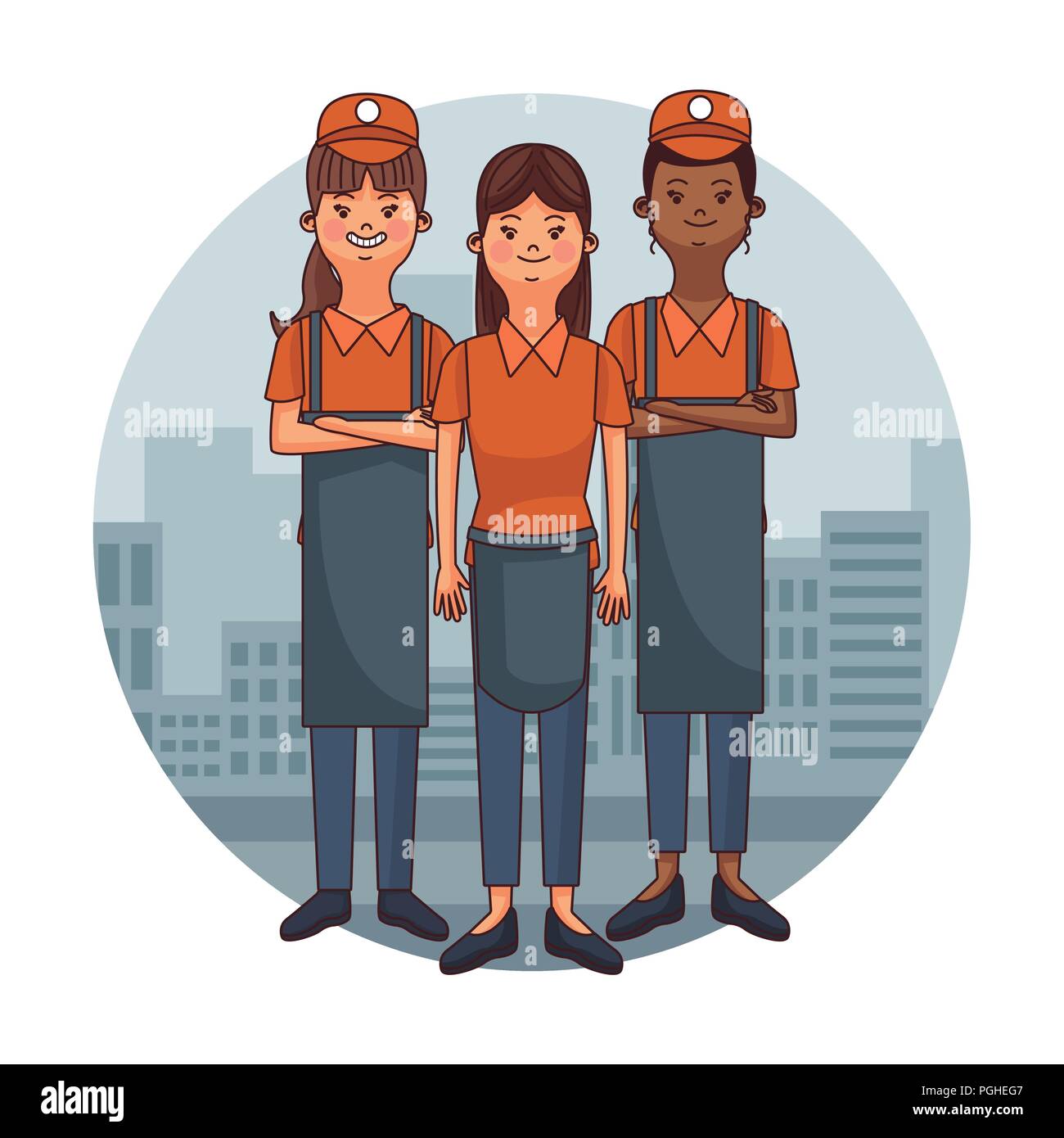 Customer service cartoons hi-res stock photography and images - Alamy