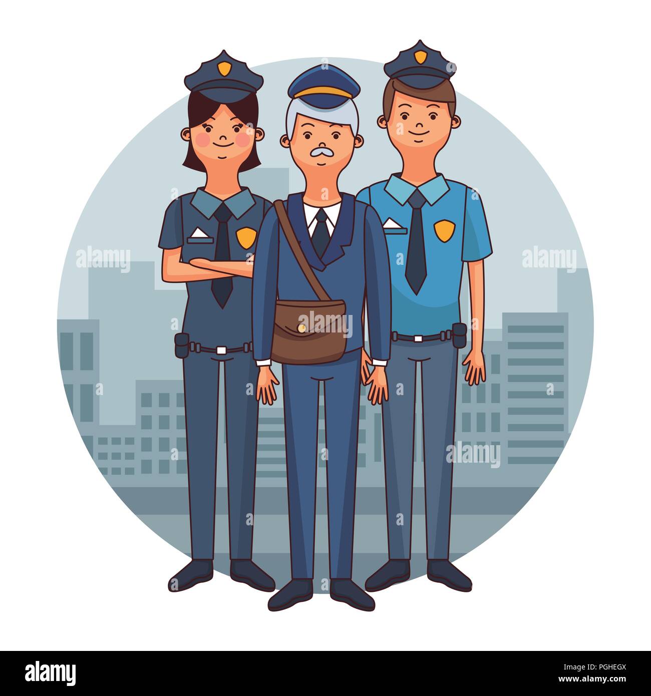 Police officers uniform Cut Out Stock Images & Pictures - Alamy