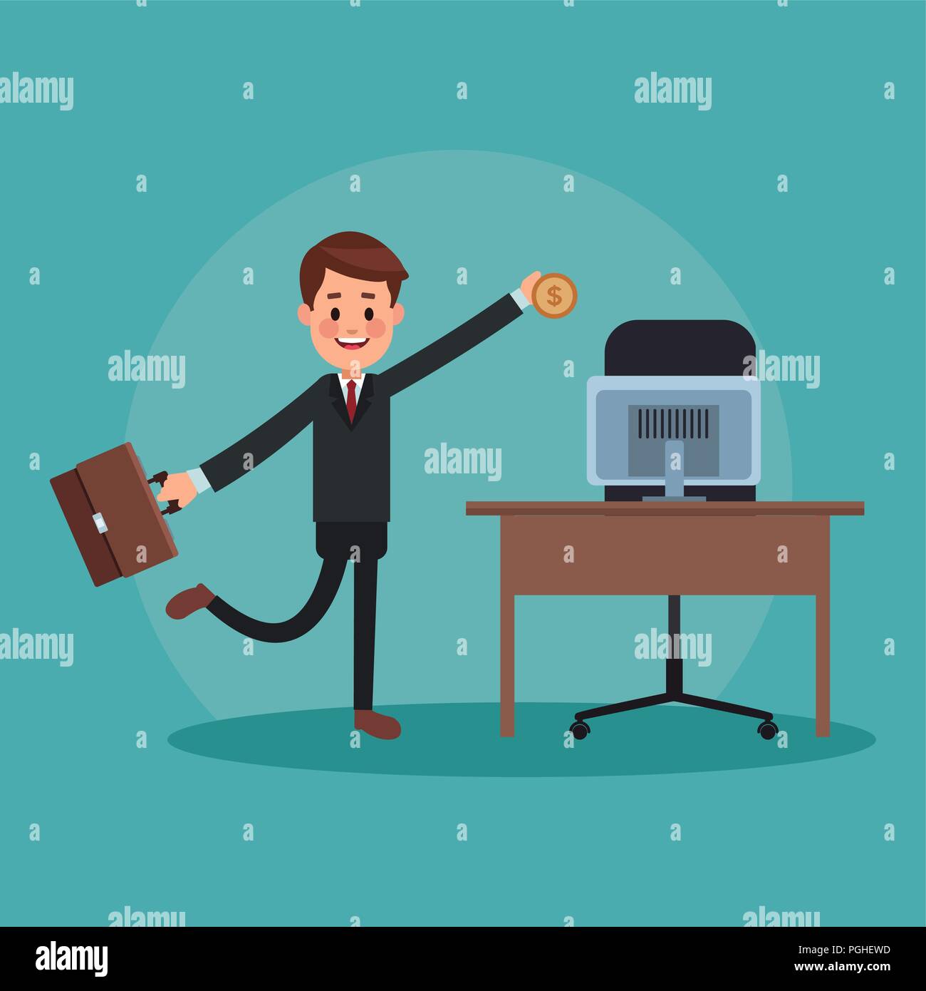 Executive businessman cartoon Stock Vector Image & Art - Alamy