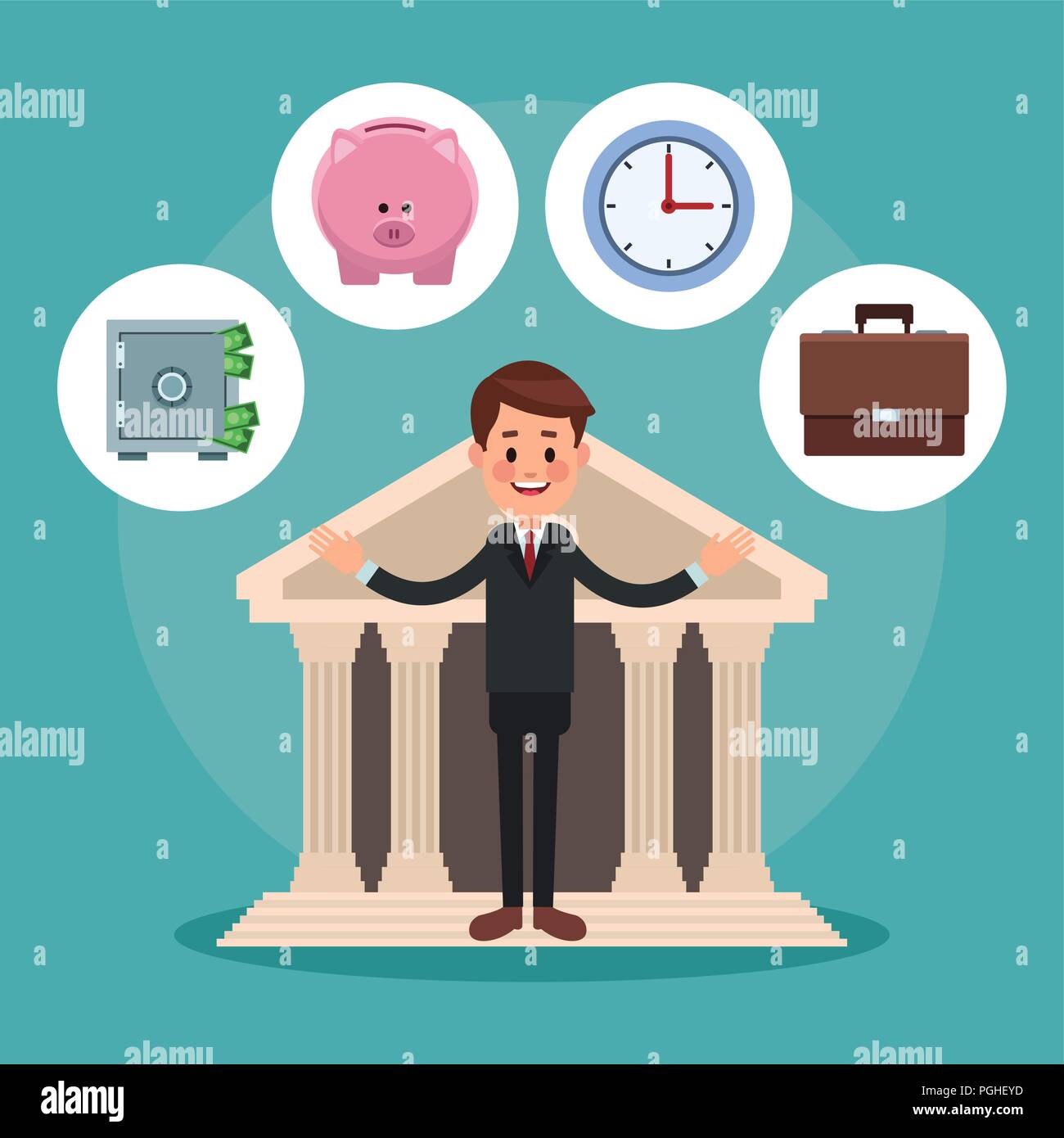 Executive businessman cartoon Stock Vector Image & Art - Alamy