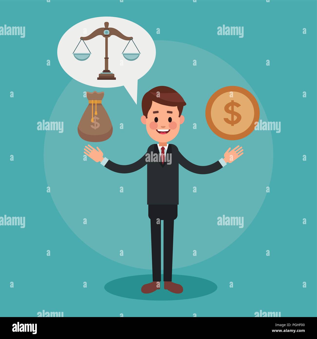 Executive businessman cartoon Stock Vector Image & Art - Alamy