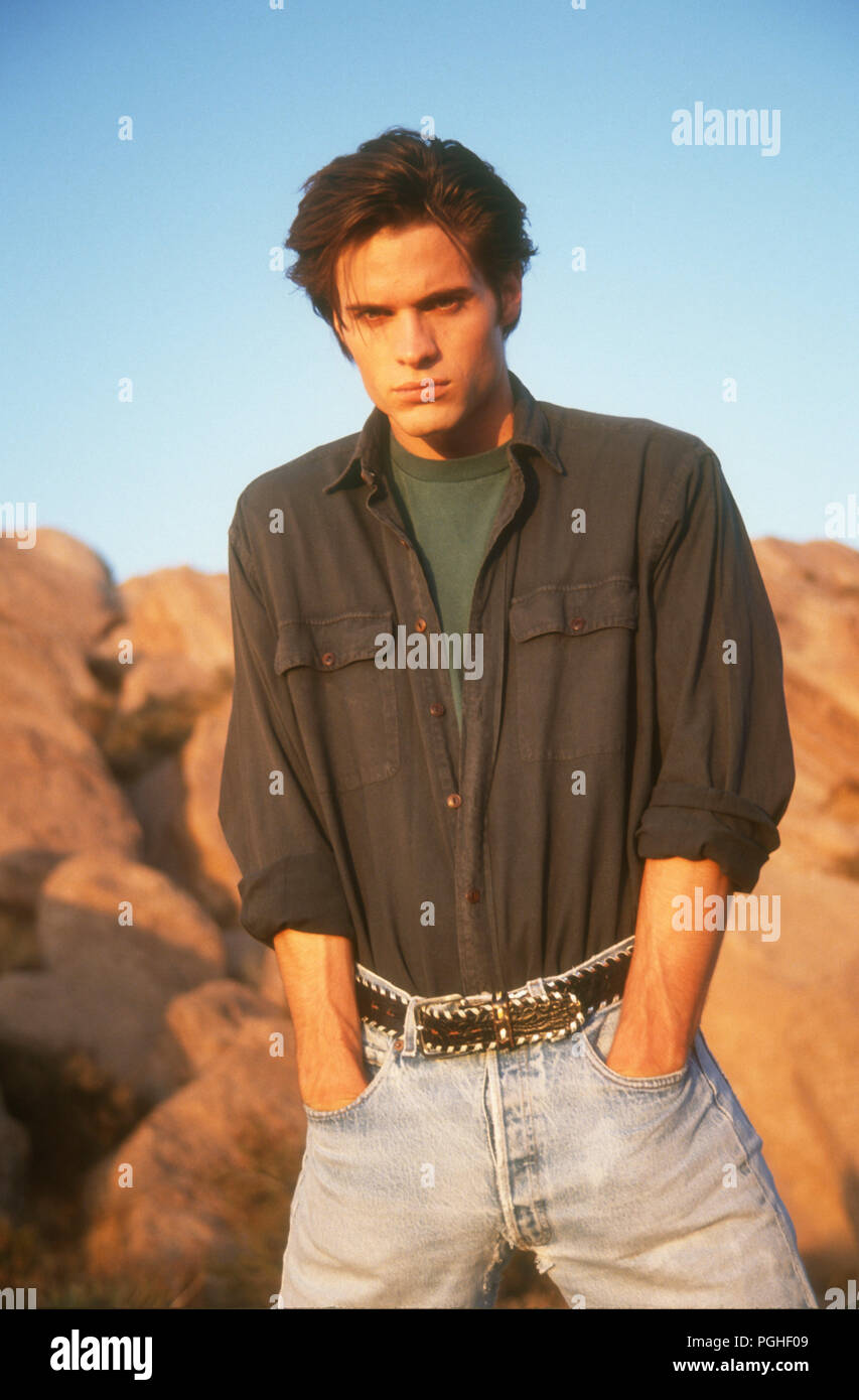 MOJAVE DESERT, CA - AUGUST 17: (EXCLUSIVE) Actor Michael Woolson poses ...